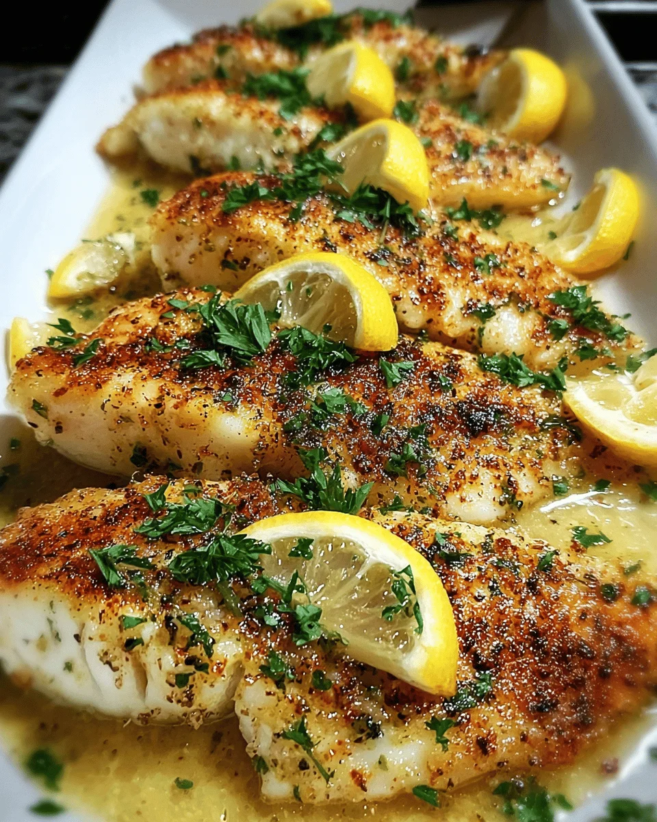 Zesty Lemon Butter Fish Fillet