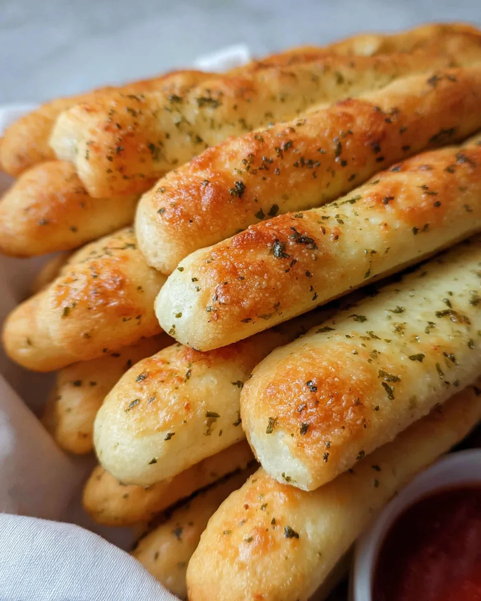 Homemade Garlic Butter Breadsticks